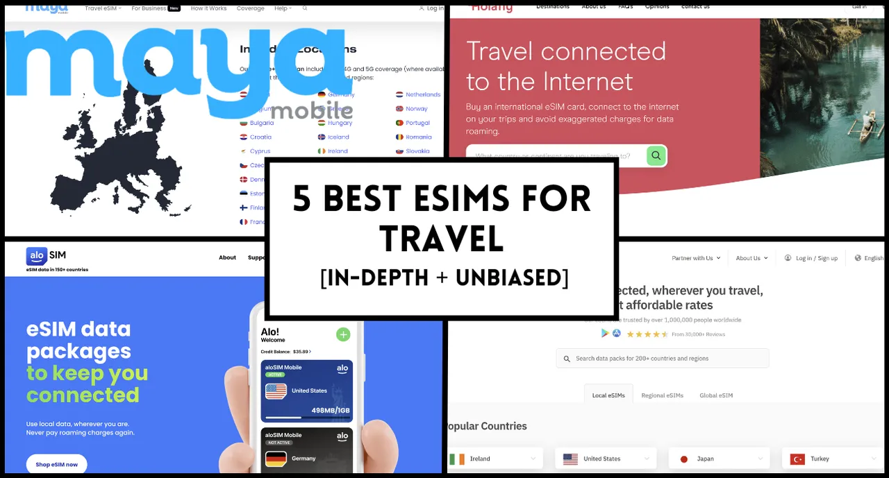 8 BEST eSIMs for International Travel [Unbiased 2025 Guide!] - TRIED ...
